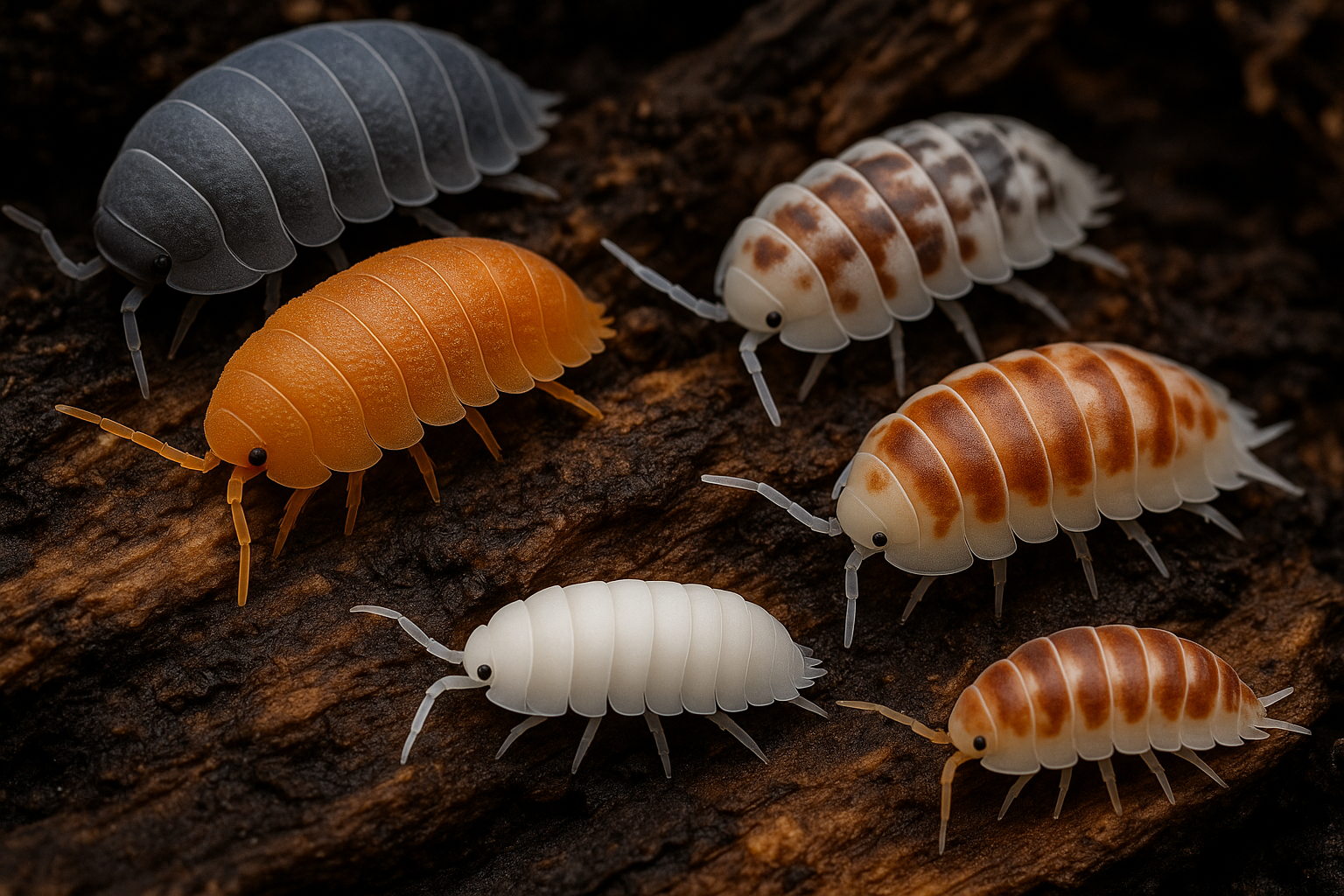 🪶 Isopod “Party Mix” – Mixed Species Clean-Up Crew – Microterra Labs