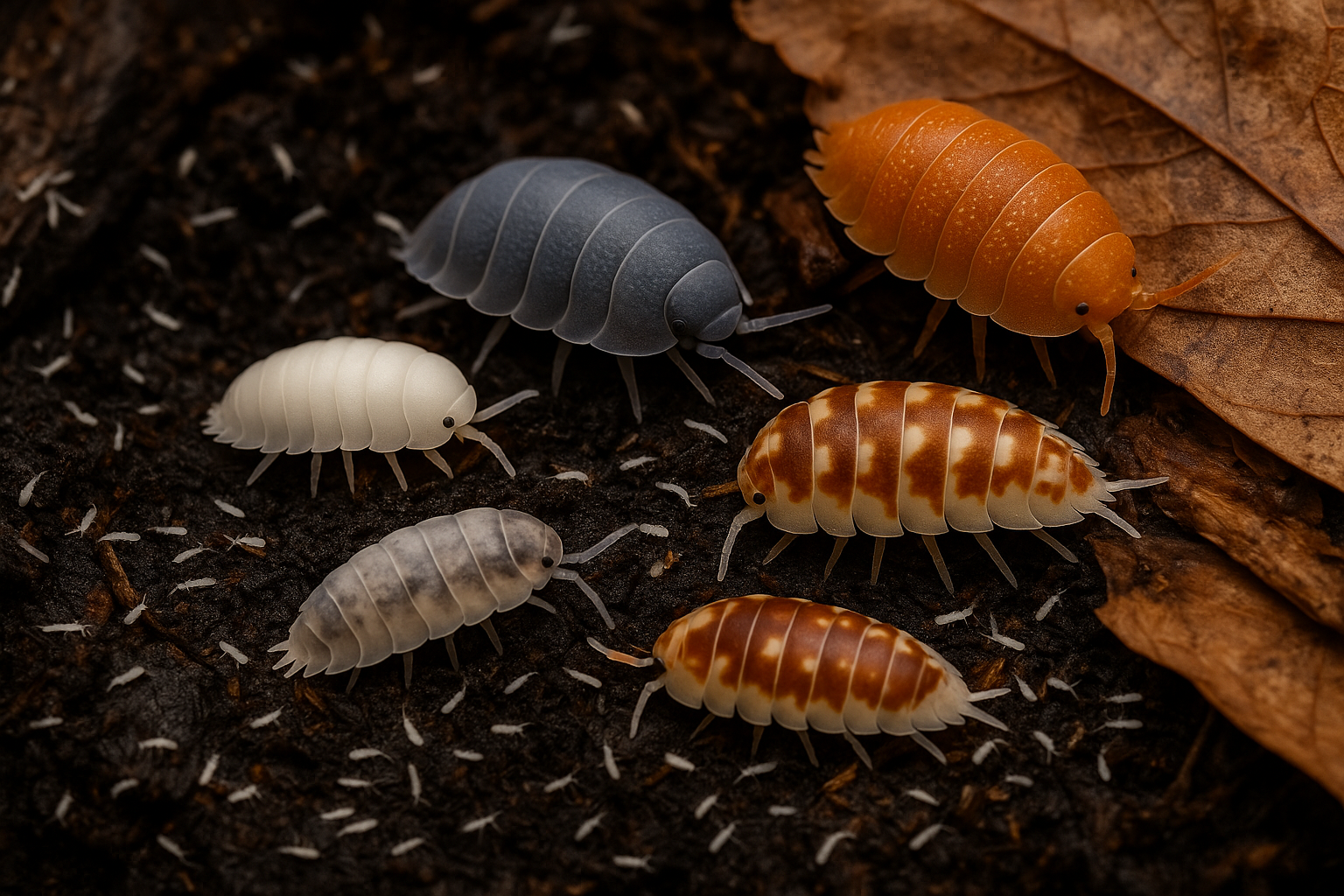 🌿 Bioactive Starter Bundle – Isopods + Springtails Combo – Microterra Labs